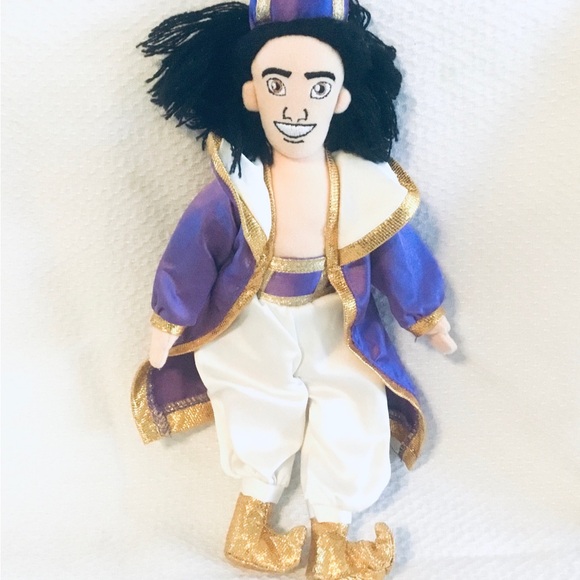 Disney | Toys | Disney Aladdin Prince Aladdin Bean Plush Stuffed Figure ...